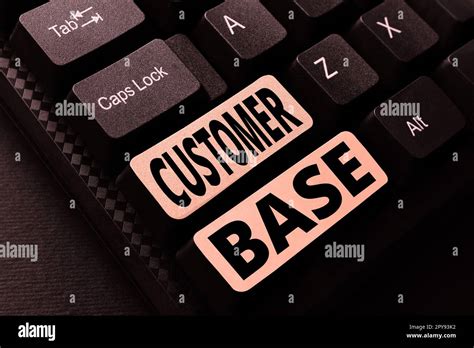 Text Showing Inspiration Customer Base Word Written On Encourage Customers To Buy Your Brand