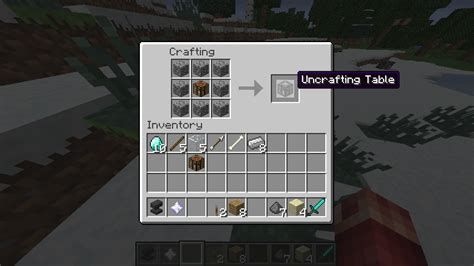 Uncrafting Table Mod Reverse Crafting Mc Mod Net