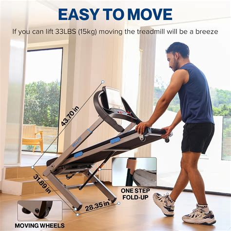 Wellfit Tm007 Auto Incline Treadmill 4 0hp Heavyduty Treadmill For