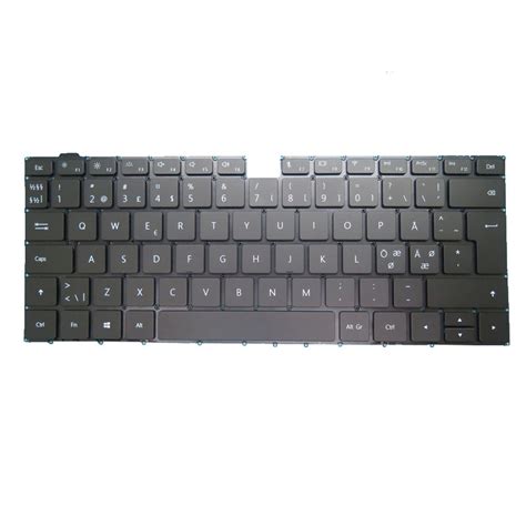 Laptop Keyboard For Honor MagicBook 15 BMH-WFQ9HN BMH-WCX9 Black Nordic ...