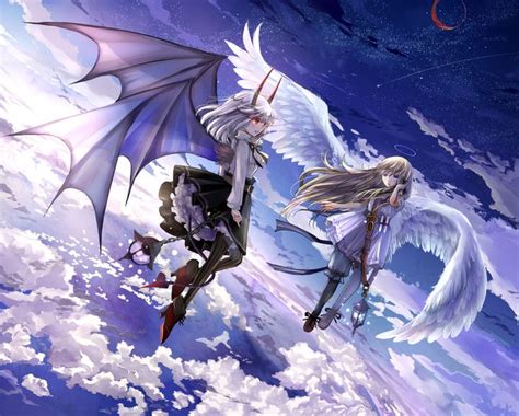 Anime Girl Demon Wings