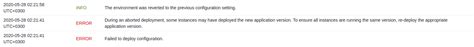 Amazon Web Services Elastic Beanstalk Fails On Environment Variables