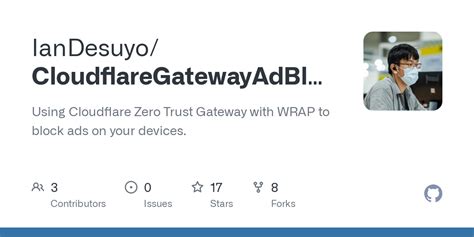 github iandesuyo cloudflaregatewayadblock using cloudflare zero