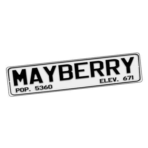 Mayberry Street Signs
