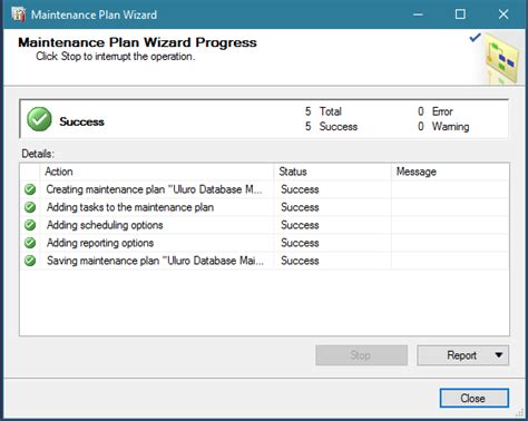 Setting Up A Basic Sql Maintenance Plan Transformations Support