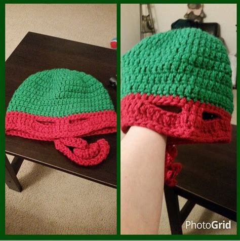 Crochet Tmnt Hat Raphael Crochet Crochet Hats Hats
