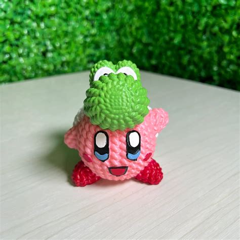 3d Printer Files 3mf File Kirby Yoshi Crochet Knitted Stl And 3mf Multicolor Creality Cloud