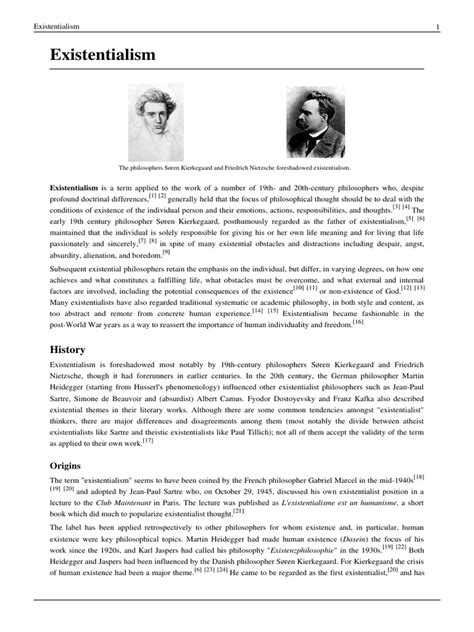 Existentialism Pdf Existentialism Albert Camus