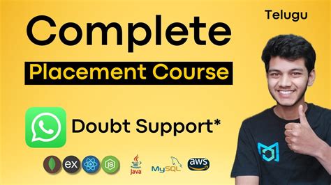 Doubt Support Complete Placement Preparation Course Mubashir Codes Youtube