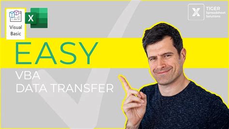 Learn The Easy Way To Transfer Data With Excel Vba In Around 5 Minutes