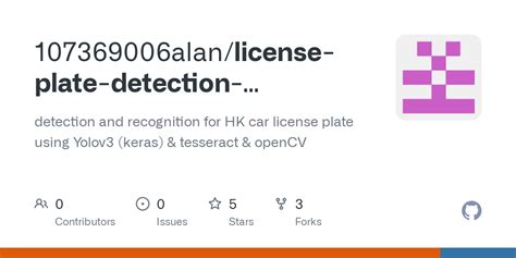 Github 107369006alan License Plate Detection Recognition Detection And Recognition For Hk Car