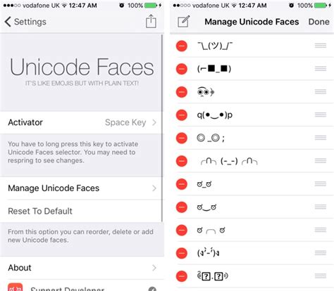 How To Easily Enter Unicode Faces On Your IPhone Or IPad