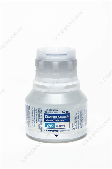 Iohexol Stock Image C0279116 Science Photo Library