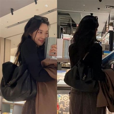 뉴 신상 이청아 입생로랑 빅백 칼립소백 라지 가방 가격 정보 네이버 블로그