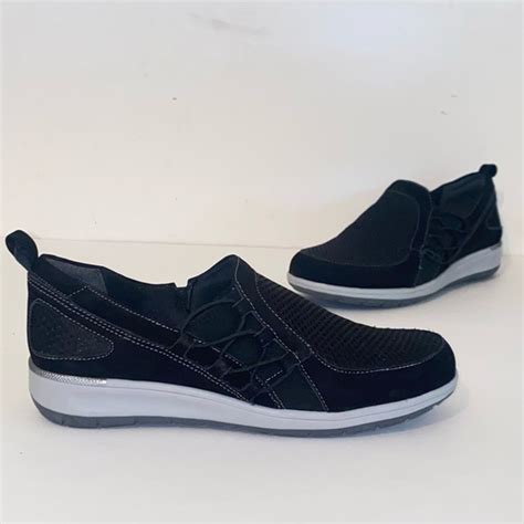 Walking Cradles Shoes Walking Cradles Black Nubuck Suede Leather
