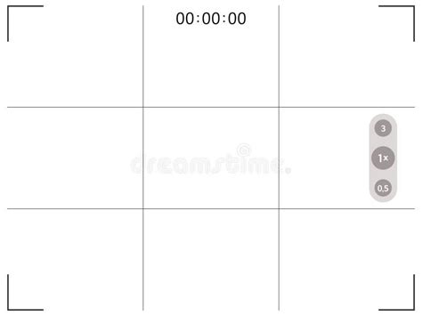 phone camera horizontal viewfinder frame vector photo shoot of mobile app application stock