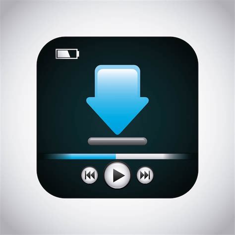 Premium Vector Media Player Design