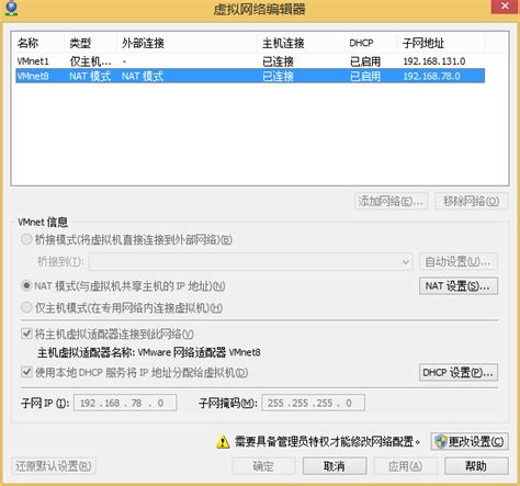 vmware虚拟网络编辑 xusweeter 博客园