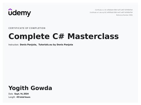 Done With My First C Masterclass To Begin My Journey In Game