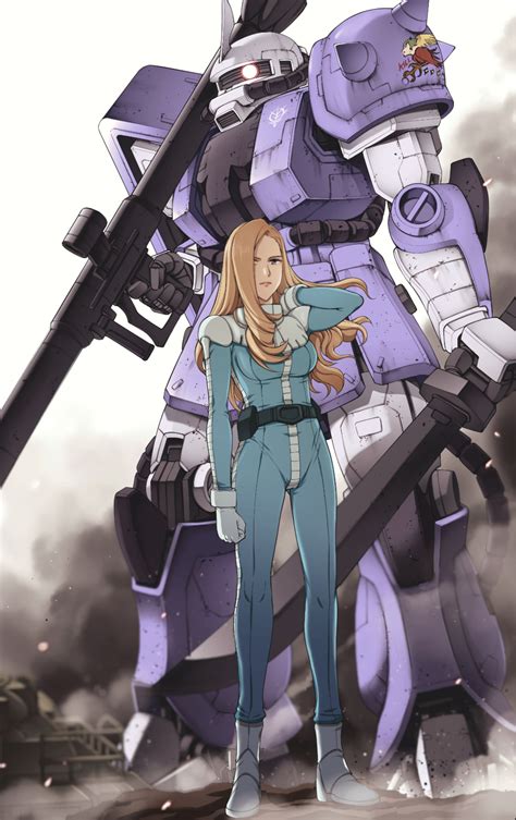 zaku ii zaku ii f j and killy garrett gundam and 3 more drawn by