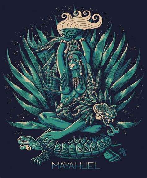 Mayahuel Diosa Del Pulque Mexica Arte Azteca Obras De Arte Mexicano