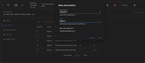 Mco Home Mh S412 Switch Max Associatios · Issue 2856 · Zwave Jszwave Js Ui · Github