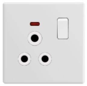 A Switched Socket With Neon