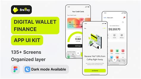 BrePay Digital Wallet Finance App UI Kit Figma