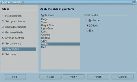 Relational Databases Example Linked Form Martin Baker