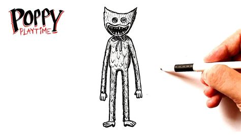 How To Draw A Huggy Wuggy Drawing Tutorial YouTube