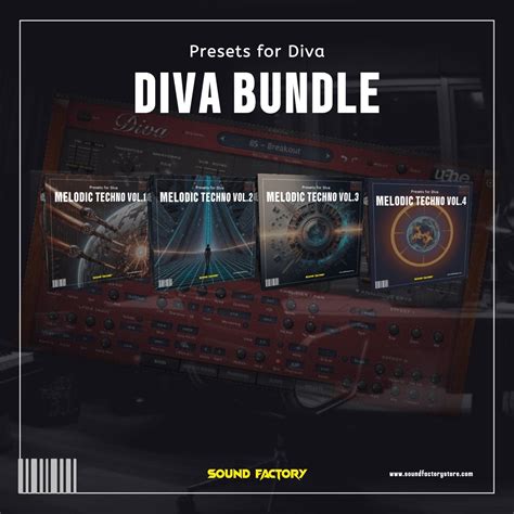 Diva Bundle 200 Presets For Melodic Techno Sound Factory