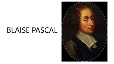 Blaise Pascal Powerpoint Presentation Ppt