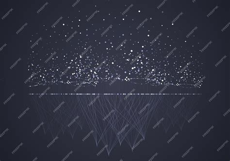 Premium Vector Big Data Visual Information Background Social Network Concept Connection Vector