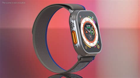 Apple Watch Ultra Trail Loop Blue-Gray 3D Model $39 - .3ds .blend .c4d .fbx .max .ma .lxo .obj ...