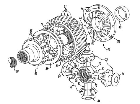 Differential Patentsuche Bilder Axle Inter Sketch Coloring Page
