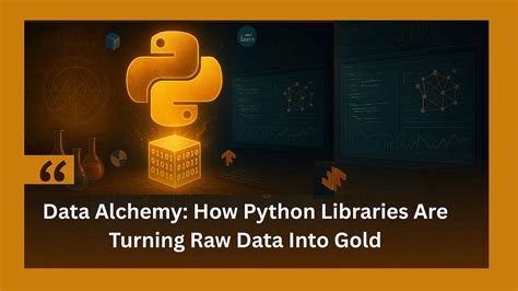 Data Alchemy How Python Libraries Are Turning Raw Data Into Gold By