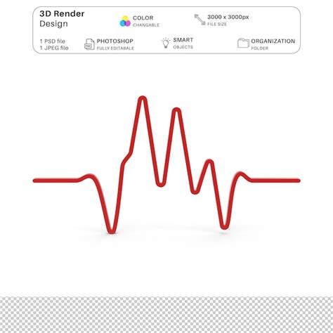 Premium Psd Heart Health 3d Modeling Psd File Realistic Medical Health