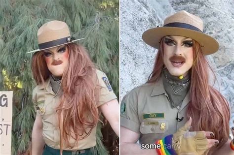 Trans Is Natural Drag Queens Scale El Capitan With Massive Pride