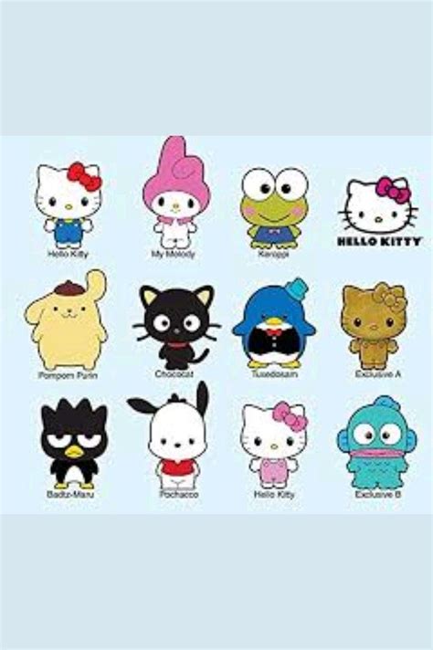 Hello Kitty Y Sus Amigos Para Hacer Stickers O Otras Cosas Hello