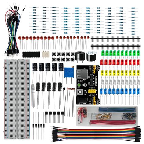 Wwzmdib 438 Pcs Electronics Breadboard Kit Beginner Starter