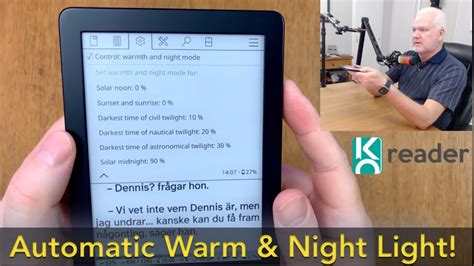 How To Set Auto Warm Night Light In Koreader On A Kobo E Reader Based On Your Location Youtube