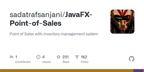 Github Sadatrafsanjanijavafx Point Of Sales Point Of Sales With Inventory Management System