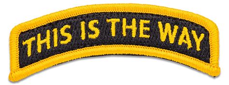 Prometheus Design Werx Pdw This Is The Way Tab Morale Patch