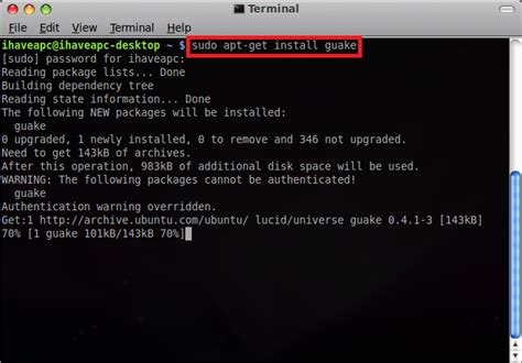 Guake A Cool Drop Down Terminal For Linux Mint I Have A Pc