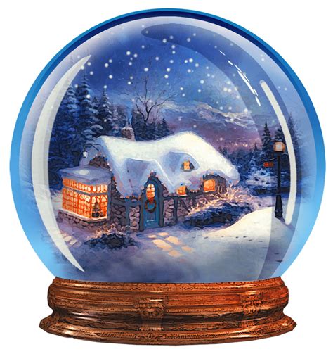 Cliparts From Anna Snow Globes Снежные шары Png