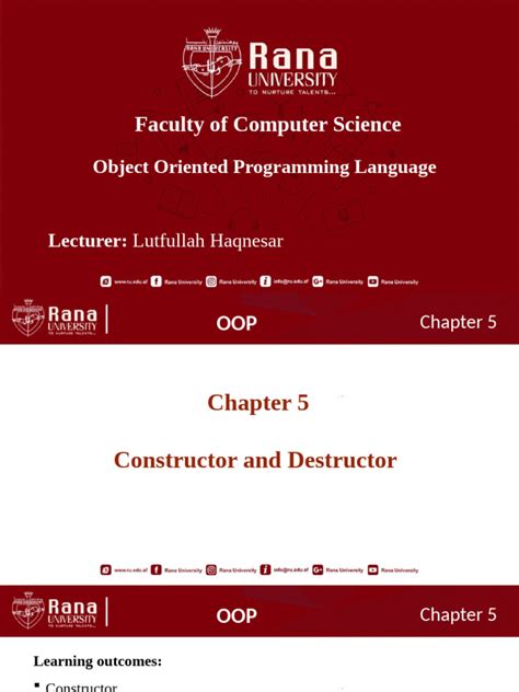 Chapter 5 Constructor Pdf Constructor Object Oriented Programming Programming
