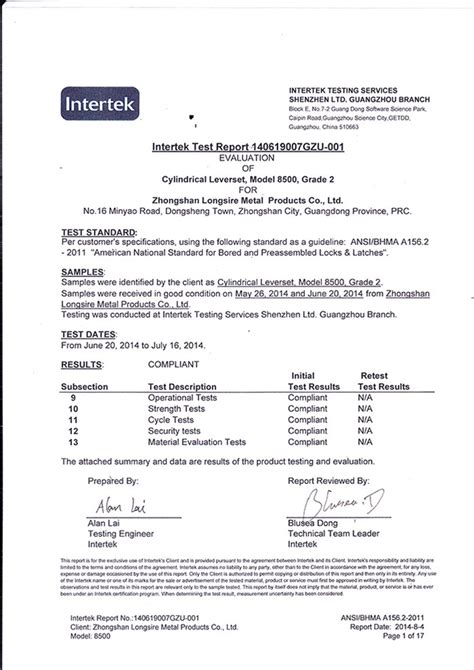 Intertek Certificate Bakue Commerce Co Ltd Intertek Certificate Bakue Commerce Co Ltd