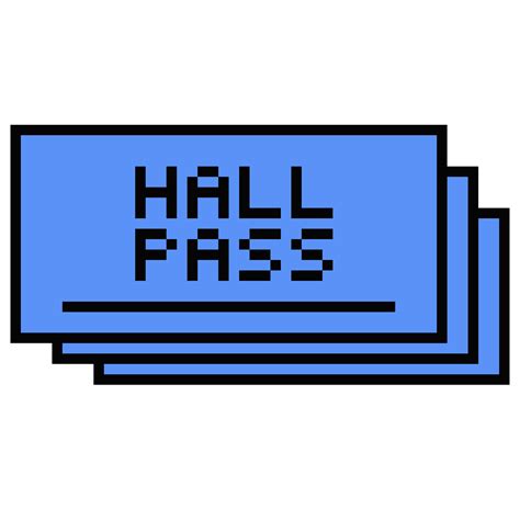 Hall Pass Clip Art Hall Passes Hollywood Movies Theme Editable Boys