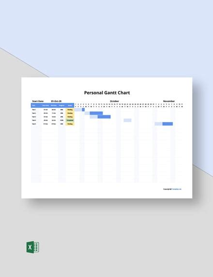 Free Simple Management Gantt Chart Template Excel Template Net