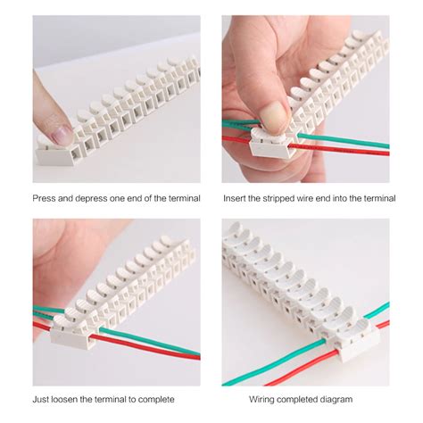 6 Way Screwless Terminal Block